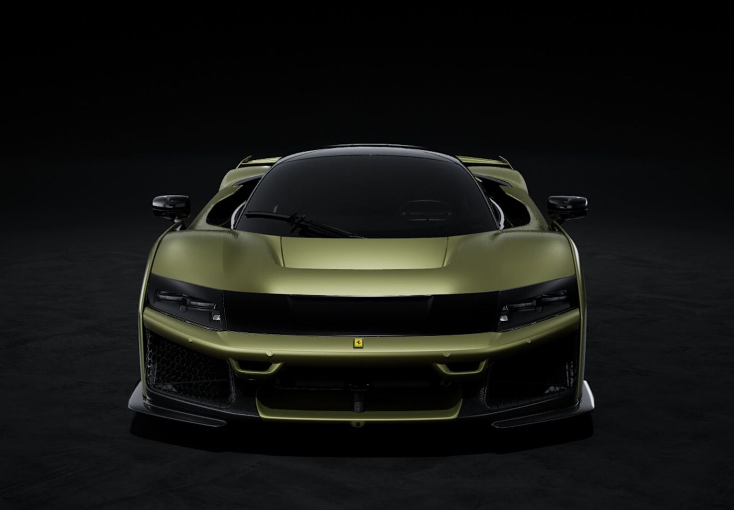 1:43 BBR - Ferrari F80 carbon optional Matt Verde Masoni - bicolor ...