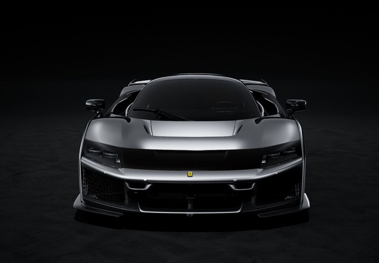 1:43 BBR - Ferrari F80 carbon optional Gloss Aluminium - carbon wheels