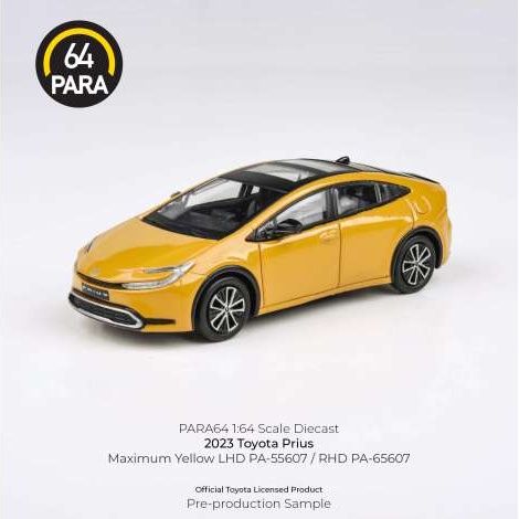 1:64 Para64 - 2023 Toyota Prius Maximum, yellow/karashi RHD