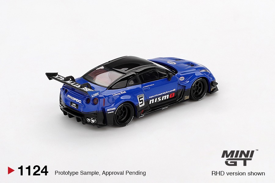 1:64 Mini GT - 2025 Nissan GTR R35 LB-Silhouette Works GT, blue ...
