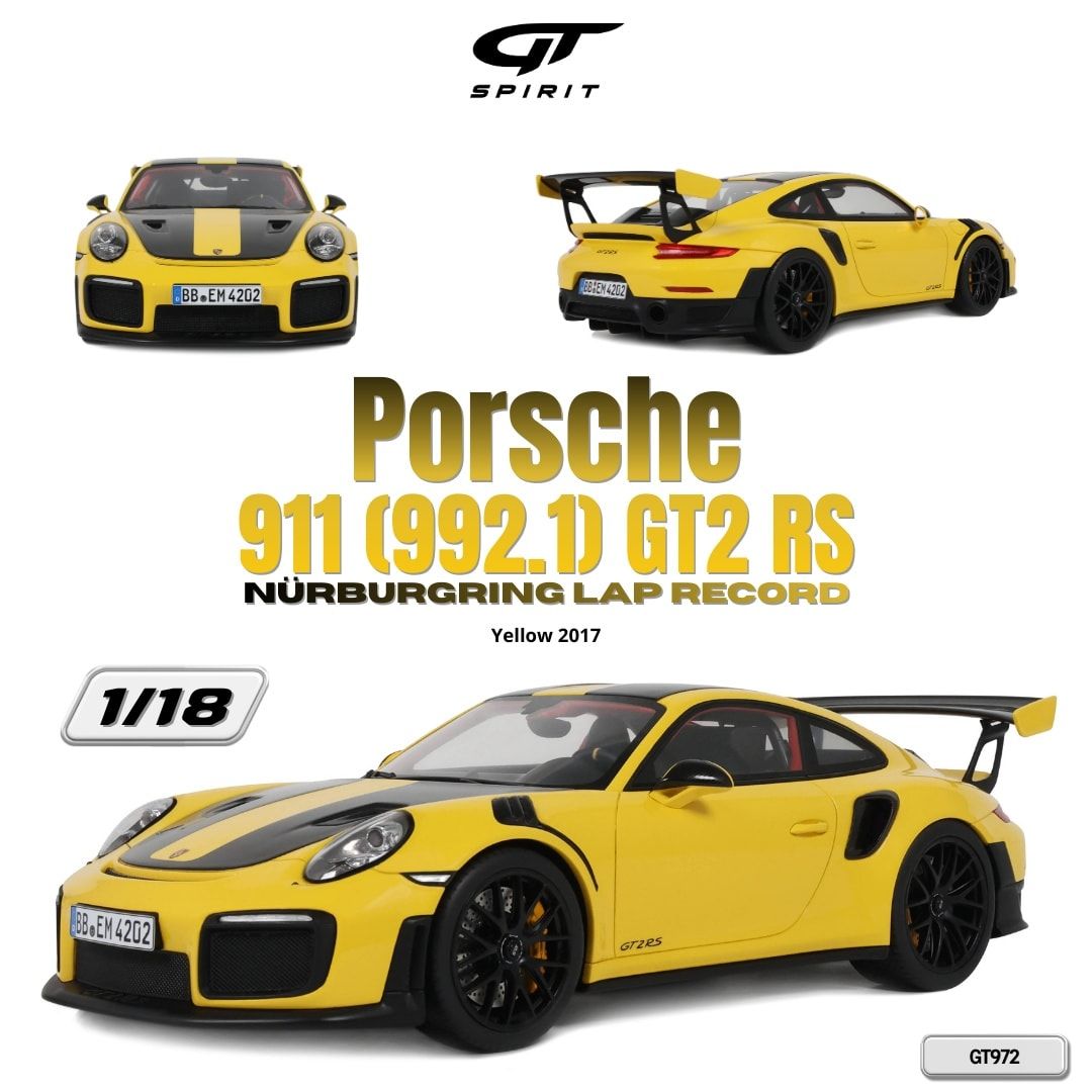 1:18 GT Spirit - 2025 Porsche 911 (992.2) GT3 Weissach Package Green