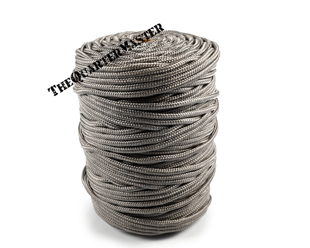 PP Round Braid 5mm x 100m Grey