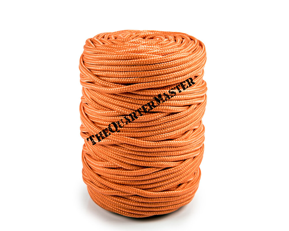 PP Round Braid 5mm x 100m Orange