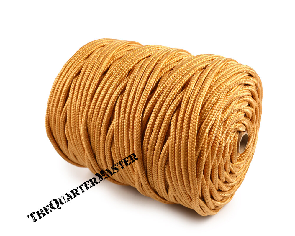 PP Round Braid 5mm x 100m Gold