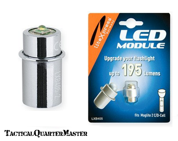 Smart Bulbs & Lights - LiteXpress LED Module for Maglite 2D Cell ...