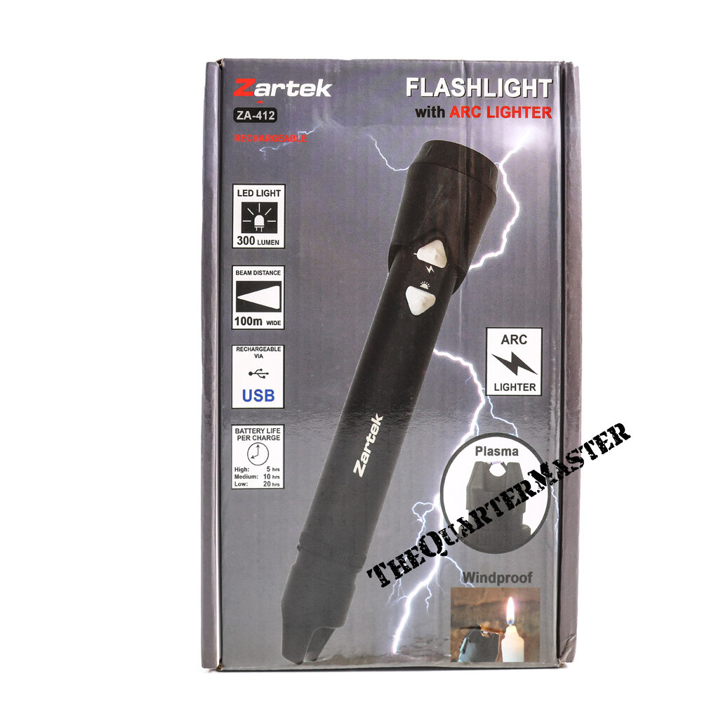 Rechargeable Arc Lighter / Torch 300 Lumen