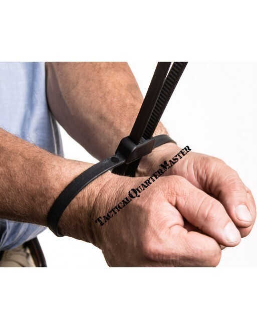 FlexiCuffs-MegaTies: Prisoner Restraints. 20 Pack