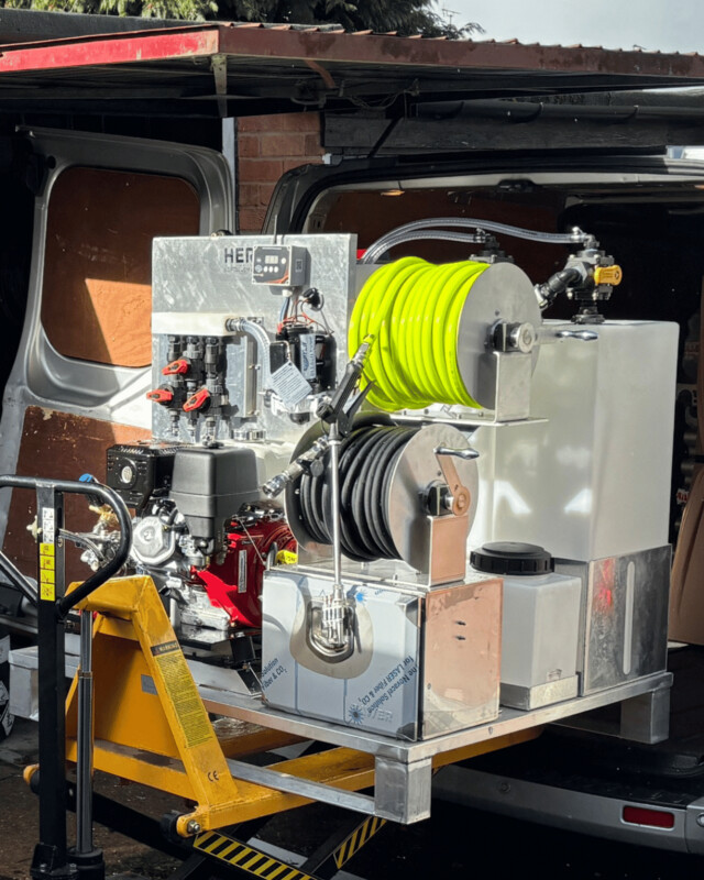 Van Mounted Pressure Washer and Softwashing System