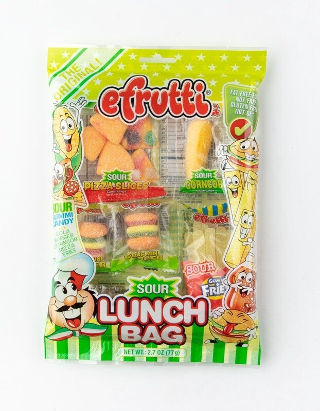 Efrutti Sour Lunch Bag gummies 77g