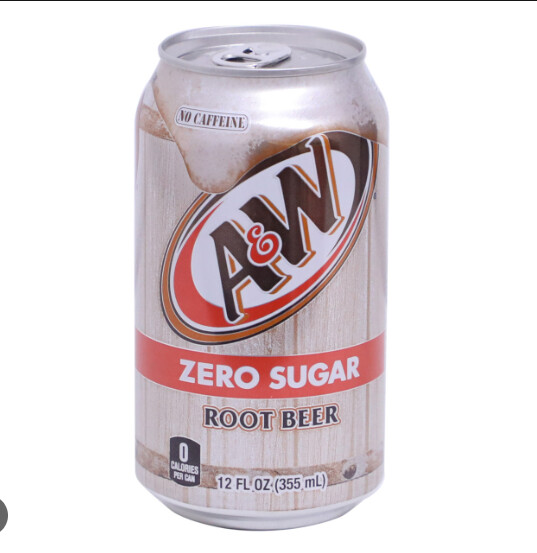 Aandw Root Beer Zero Sugar 355ml