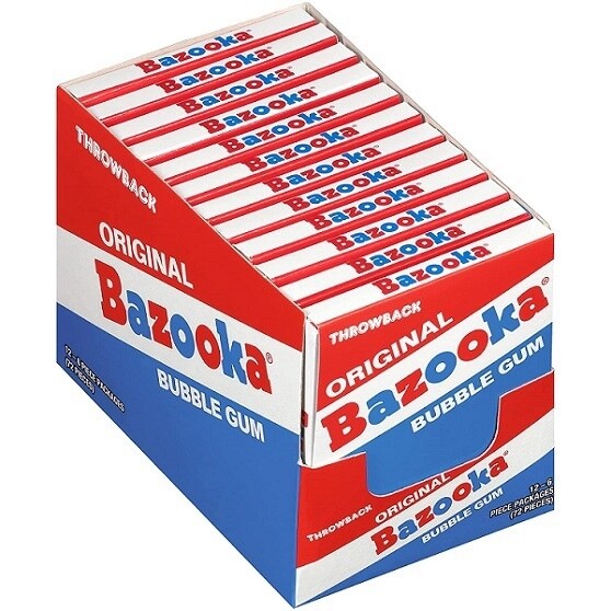 Bazooka Throwback Minis 6pc