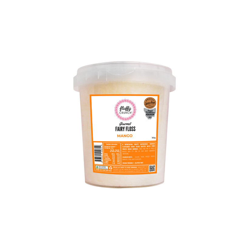 Gourmet Fairy Floss 50g - Mango