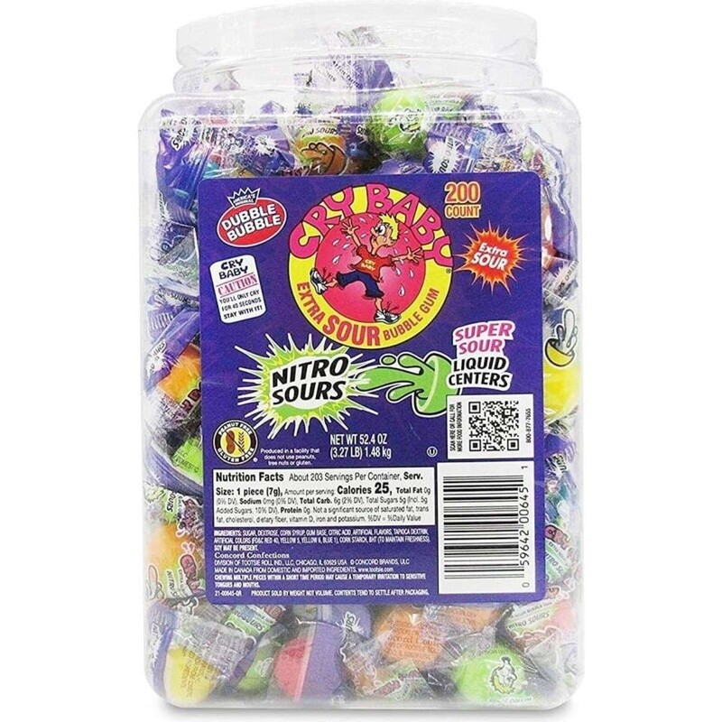 Cry Baby Bubblegum Nitro Sours Cry Baby Bubblegum Nitro Sours