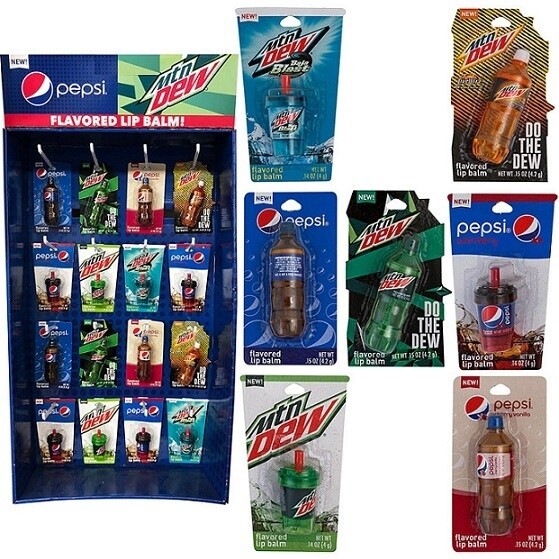 Pepsi & Mtn Dew Lip Balm 4g