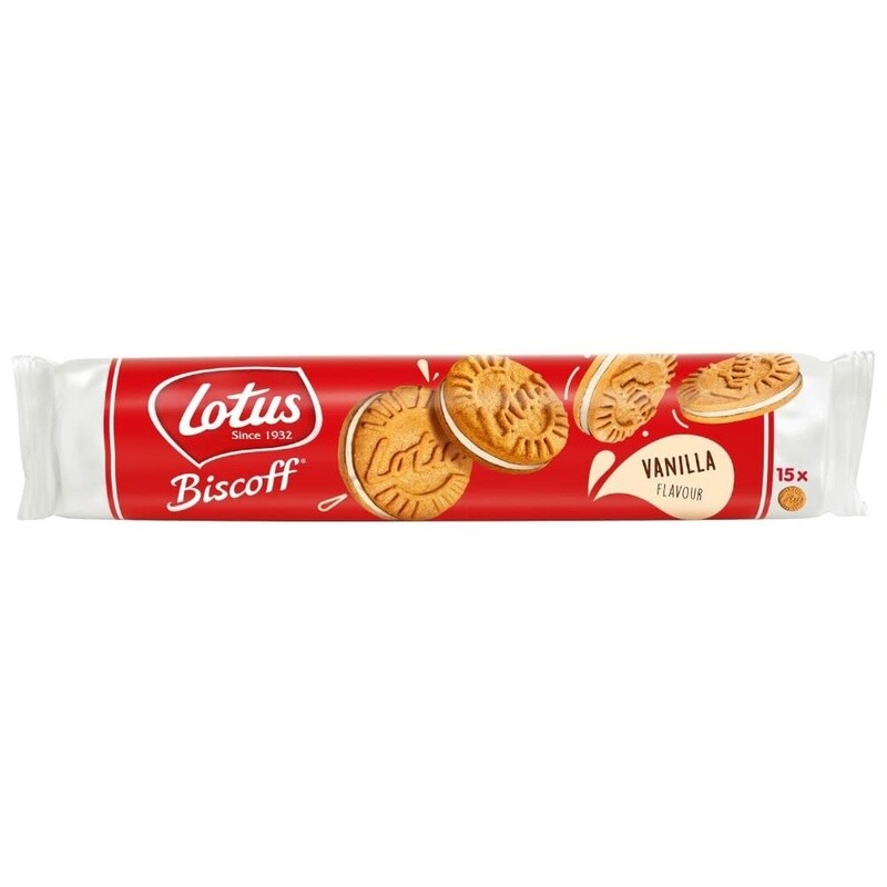 Biscoff Cream biscuits 110g - Vanilla Cream
