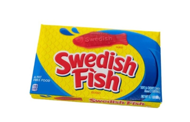 Swedish Fish Original (Red) Movie Box 88g