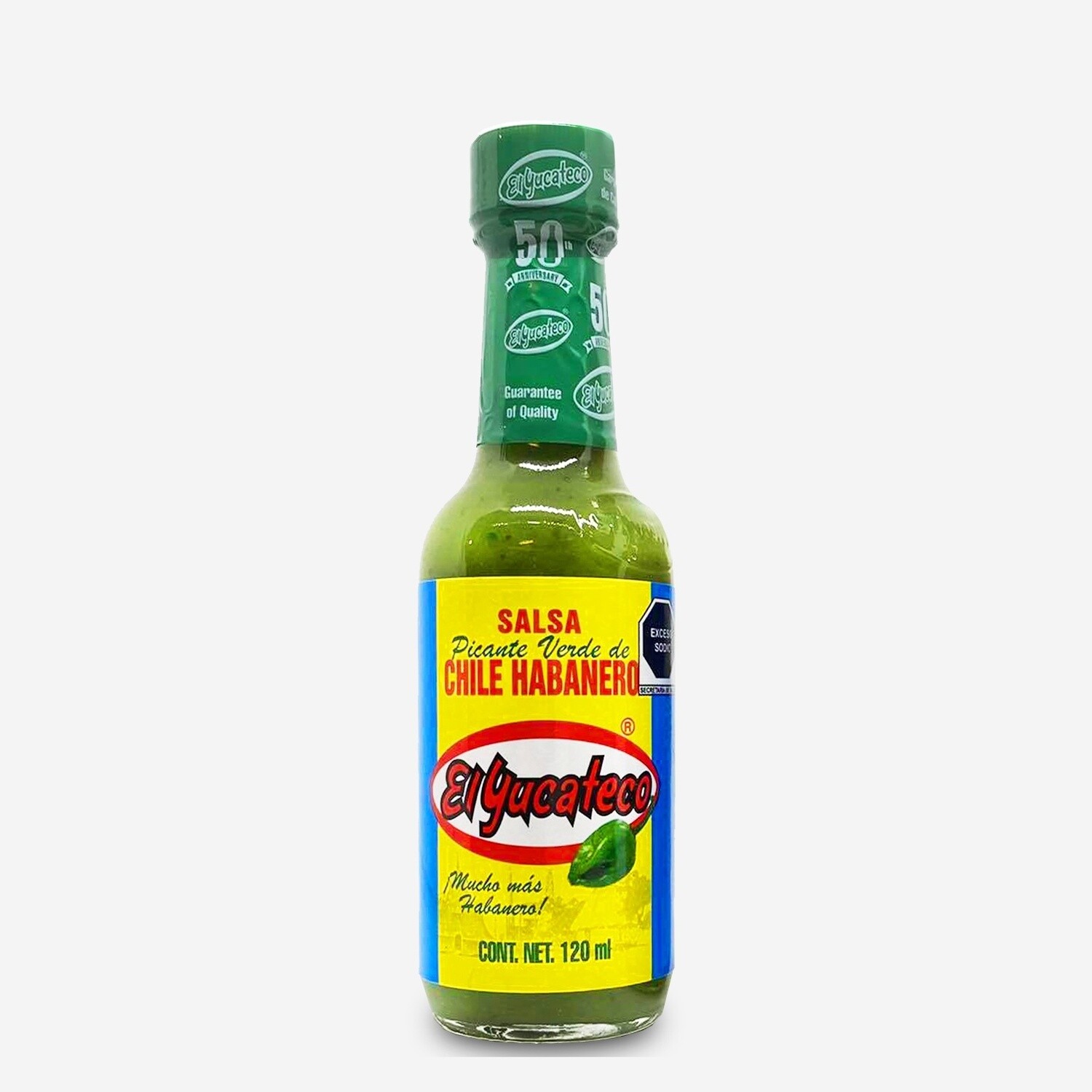 Chile Habanero Green Salsa Picante Verde Hot Sauce 120ml chile-habanero-green-salsa-picante-verde-hot-sauce-120ml