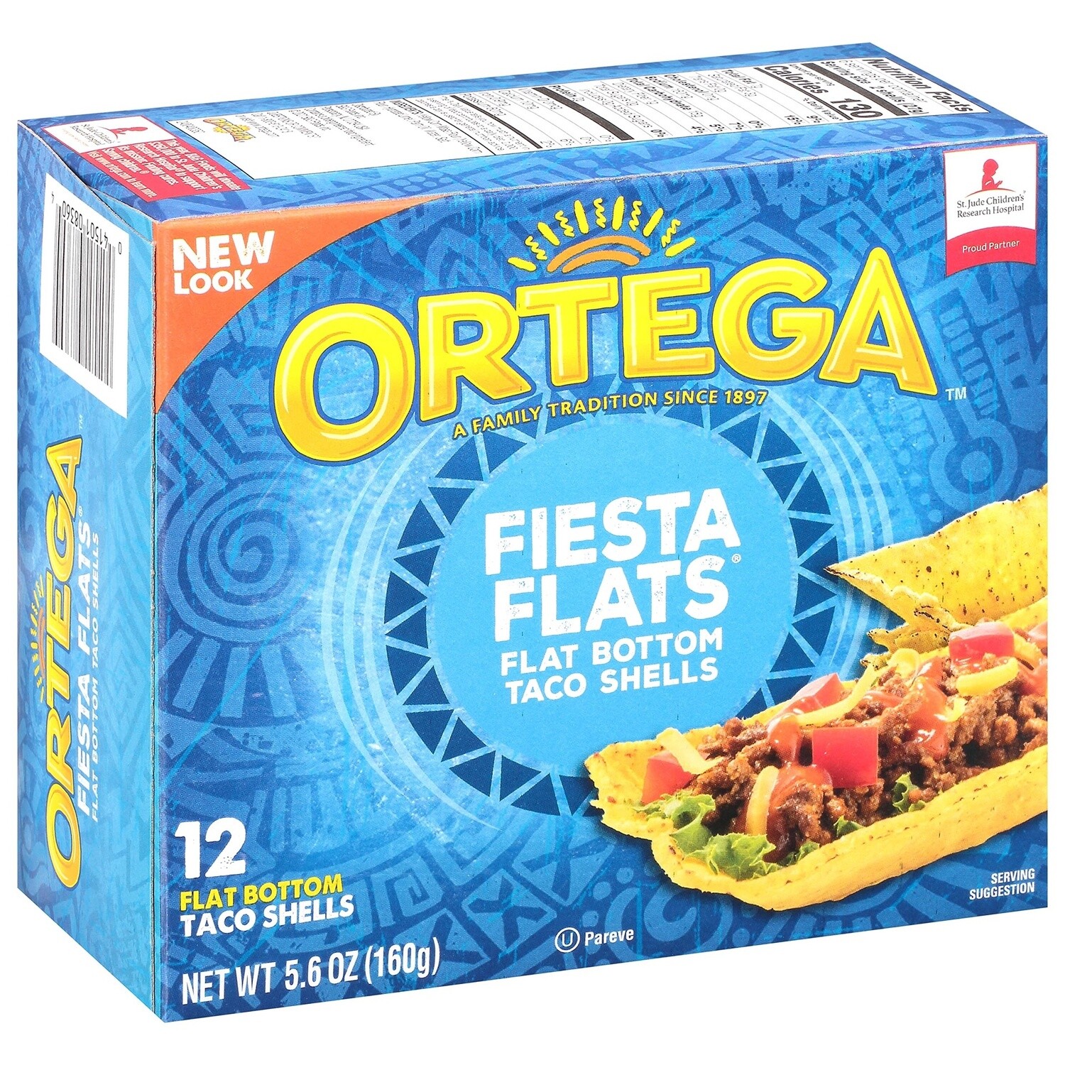 Fiesta Flats Taco Shells 160g