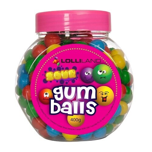 Gumballs Jar Sour 400g