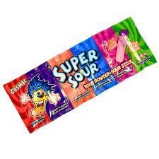 Super Sour Powder and Dip stick 4 flavours 40g
