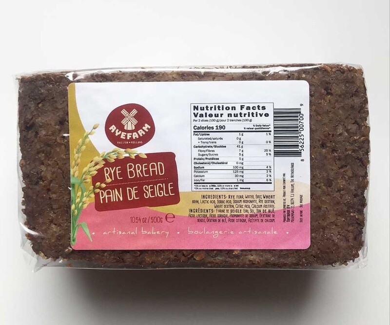Ryefarm Rye Bread (Roggebrood) 500g