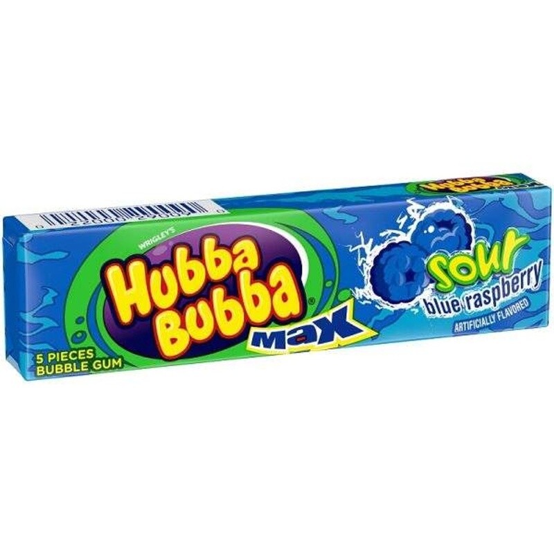 Hubba Bubba Max Blue Raspberry 18pc