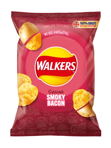 Walkers Smoky Bacon Crisps 32.5g