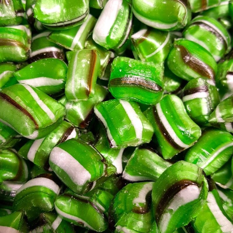 Choc Filled Peppermint Rock Candy