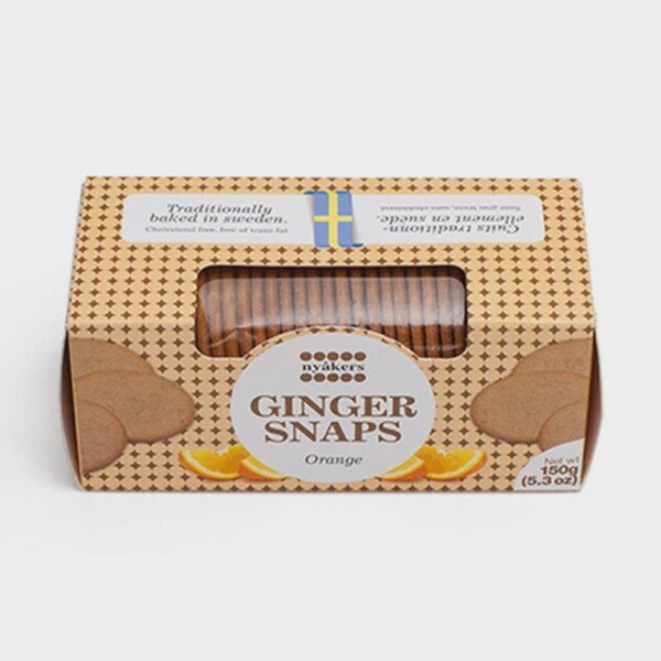 Ginger Snaps Orange 150g