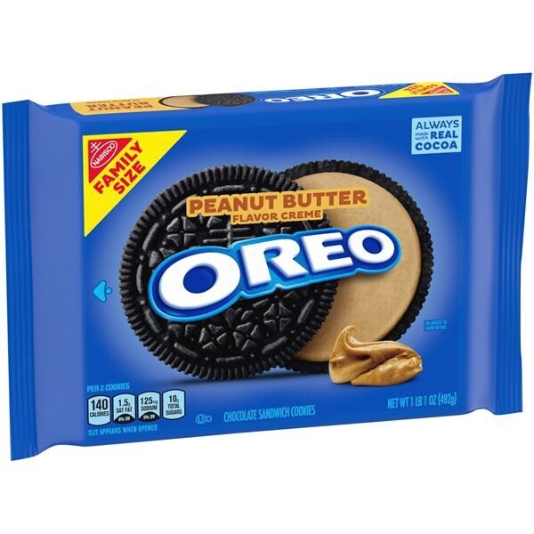 Oreo Biscuits - Peanut Butter 482g