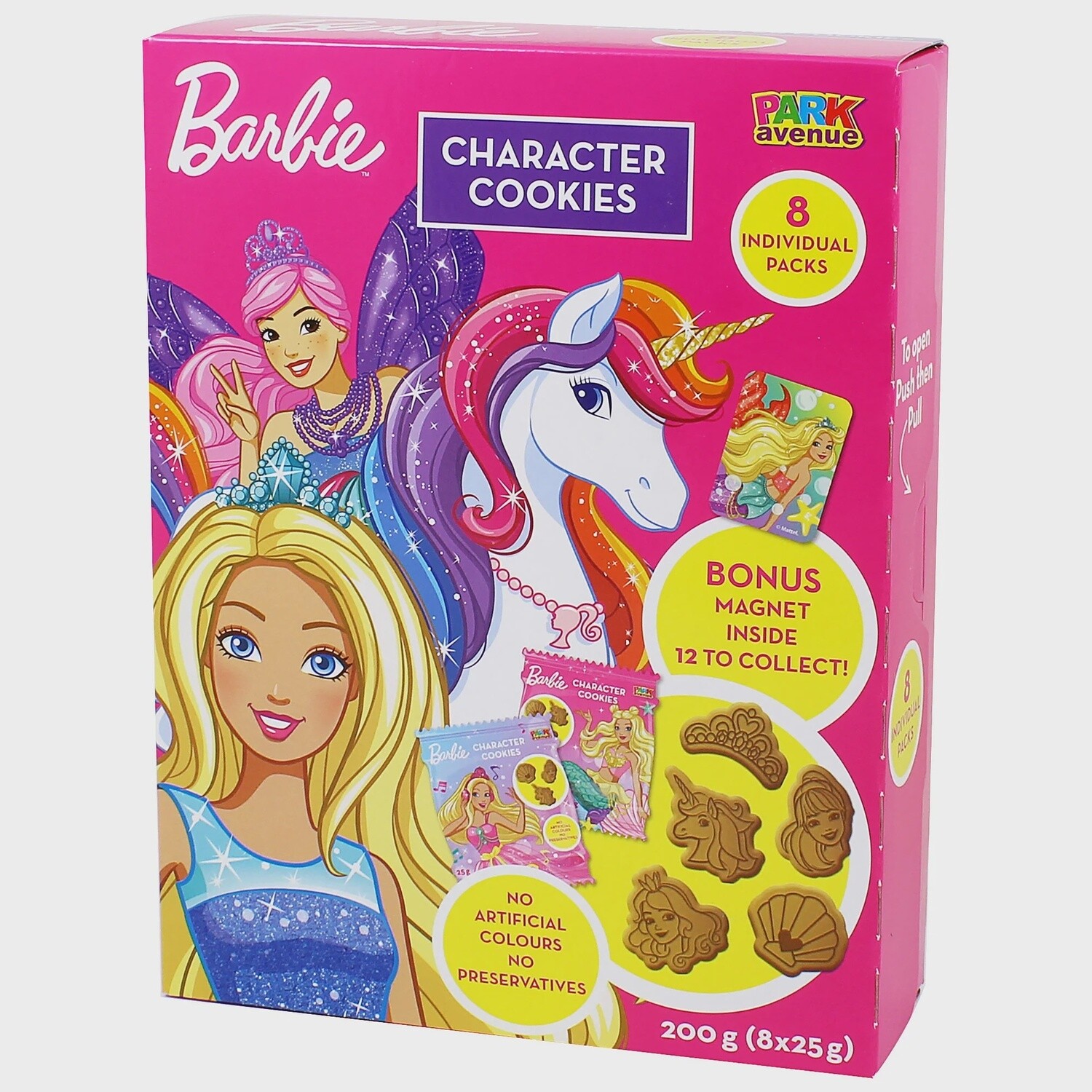 Barbie Character Cookies 8pk (200g)