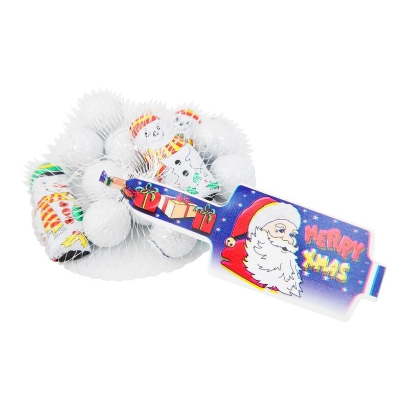Milk Chocolate Snowmen & Snowballs (in mesh bag) 75g