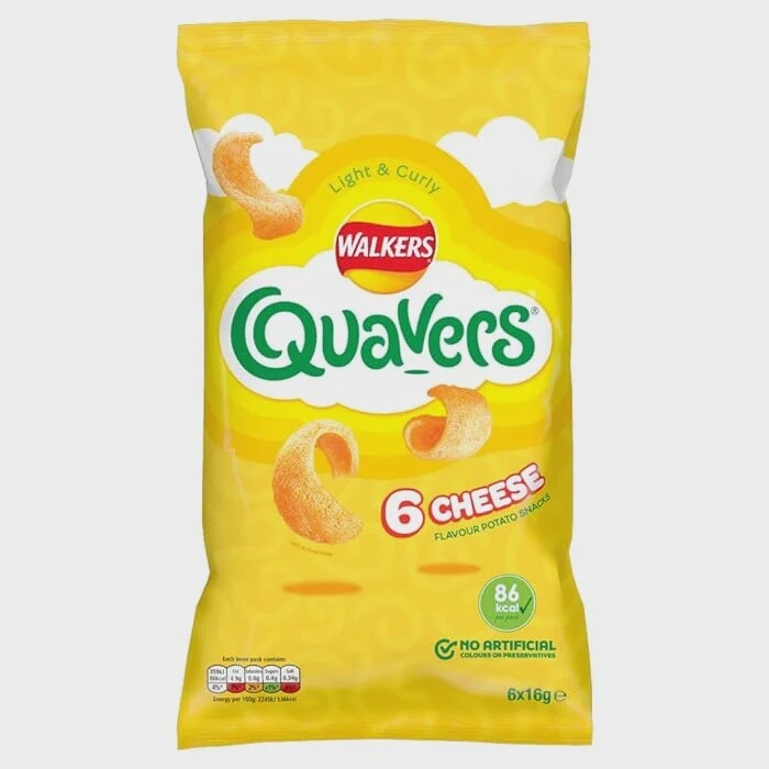 Quavers Cheese 6 x 16g
