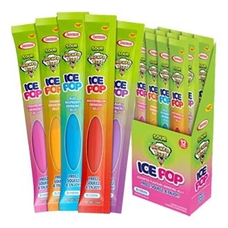 Wicked Fizz Sour Ice Pops 12pc (70ml)