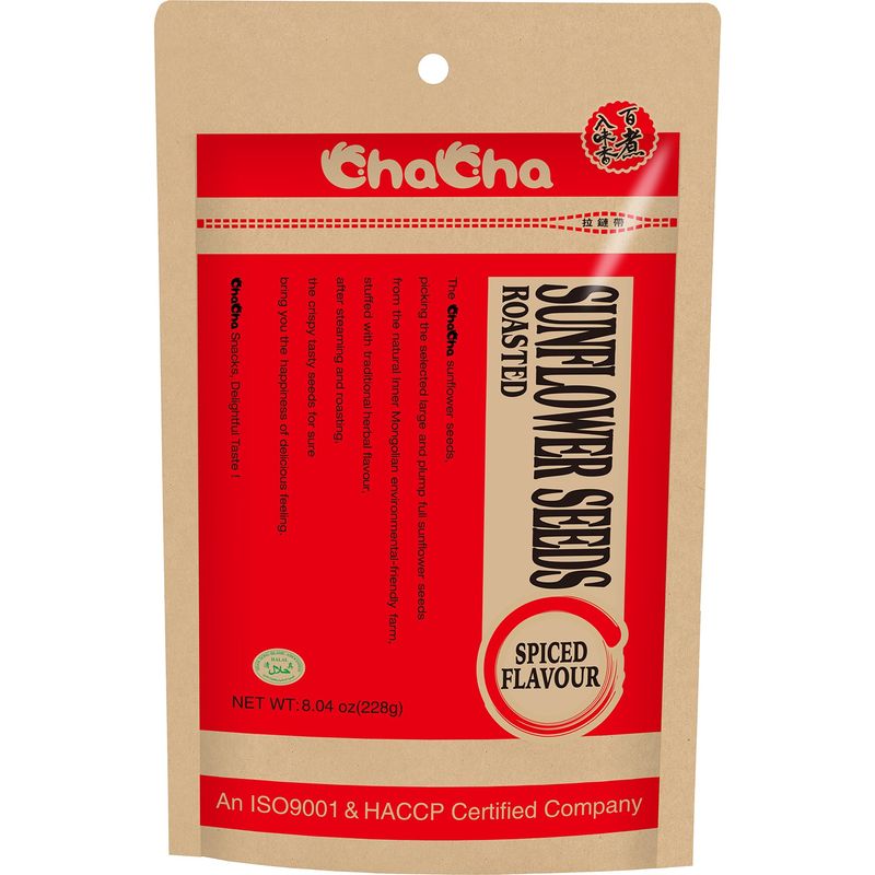 Cha Cha Spiced Sunflower Seeds 228g
