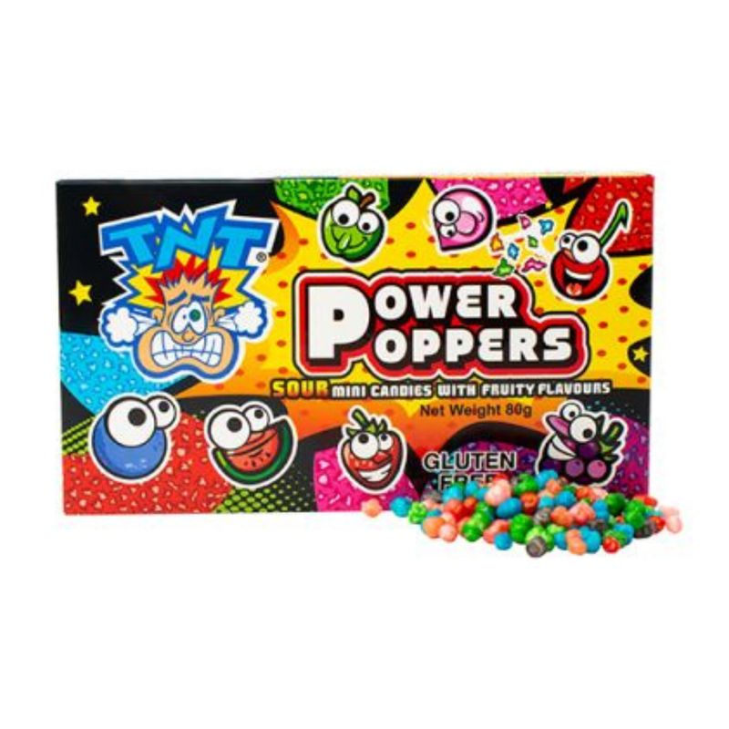 TNT Power Poppers Movie Box 80g