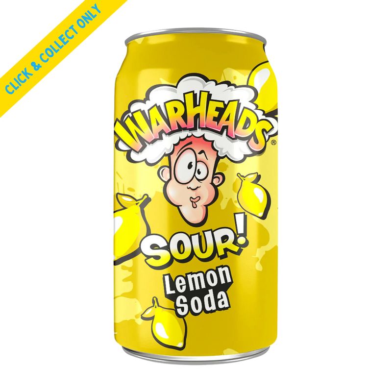 Warheads Sour Soda 355ml - Lemon