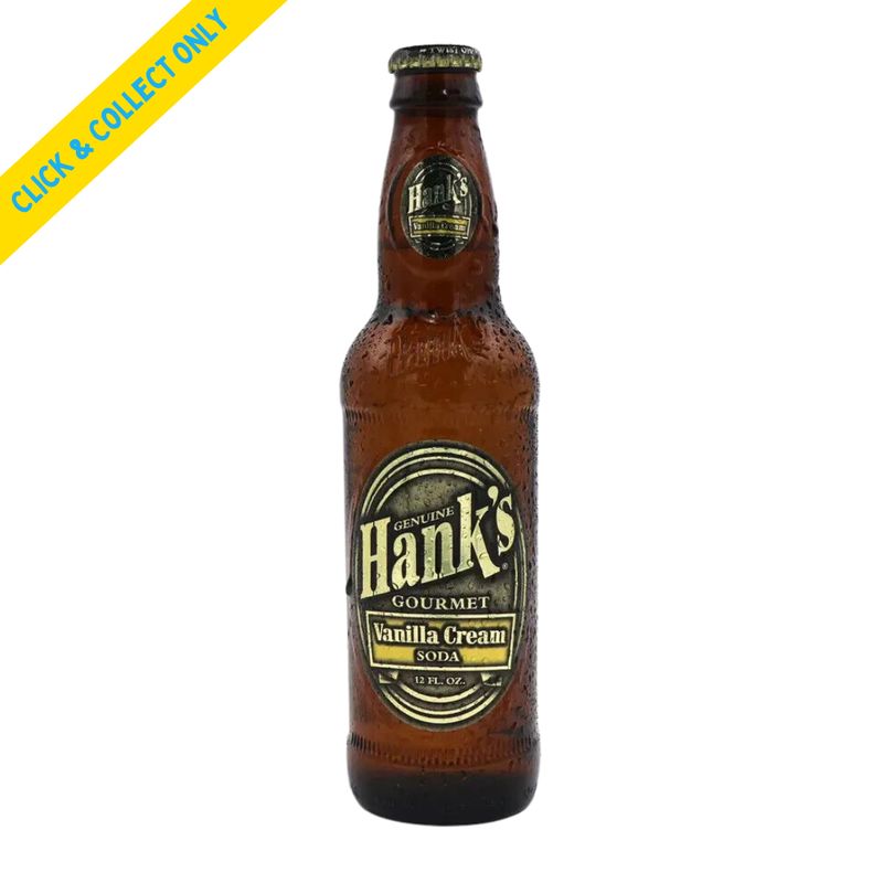 Hank's Gourmet Vanilla Cream Soda 355ml
