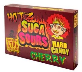 Suga Sours Hard Candy (UK) 100g - Cherry