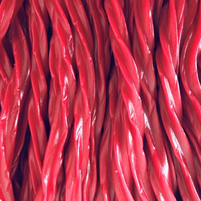 Fyna Licorice Twists (Strip) - Raspberry Licorice