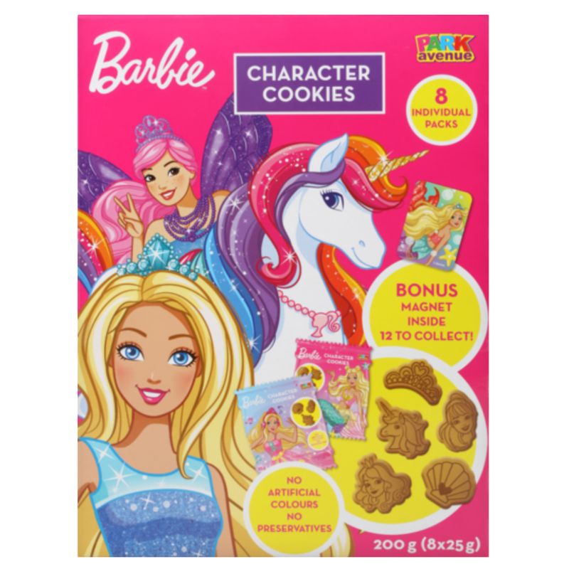 Barbie Character Cookies 8pk (200g)