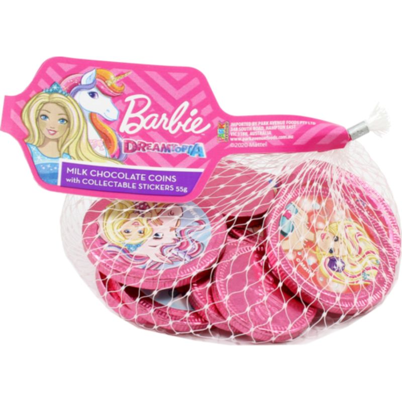 Barbie Chocolate Coins 55g