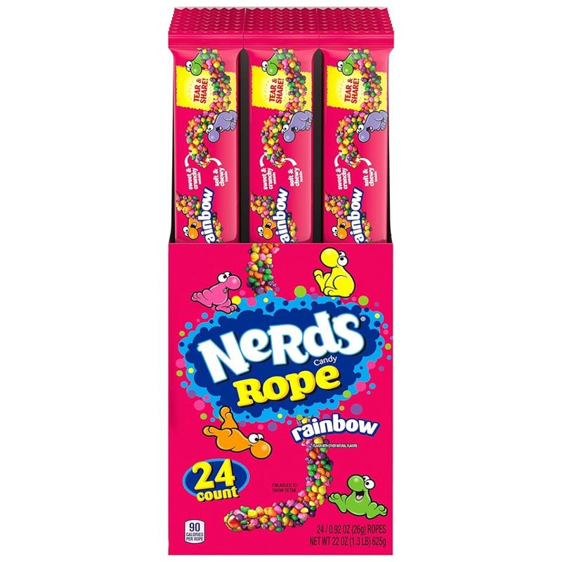 Nerds Rope - Rainbow Pink