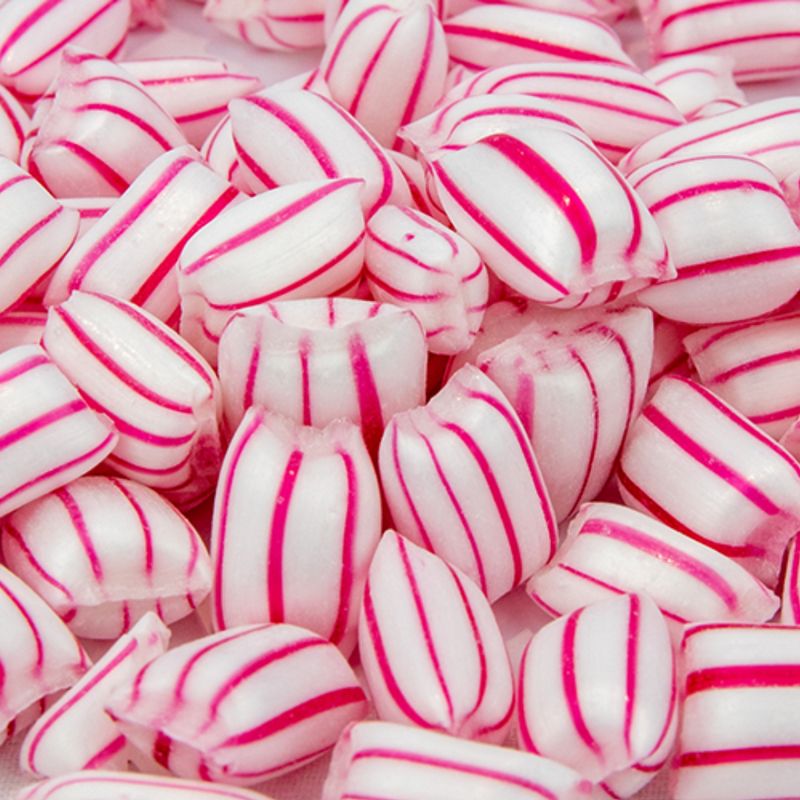 Rock Candy - Peppermint Bullseye 100g (Sugar Free)