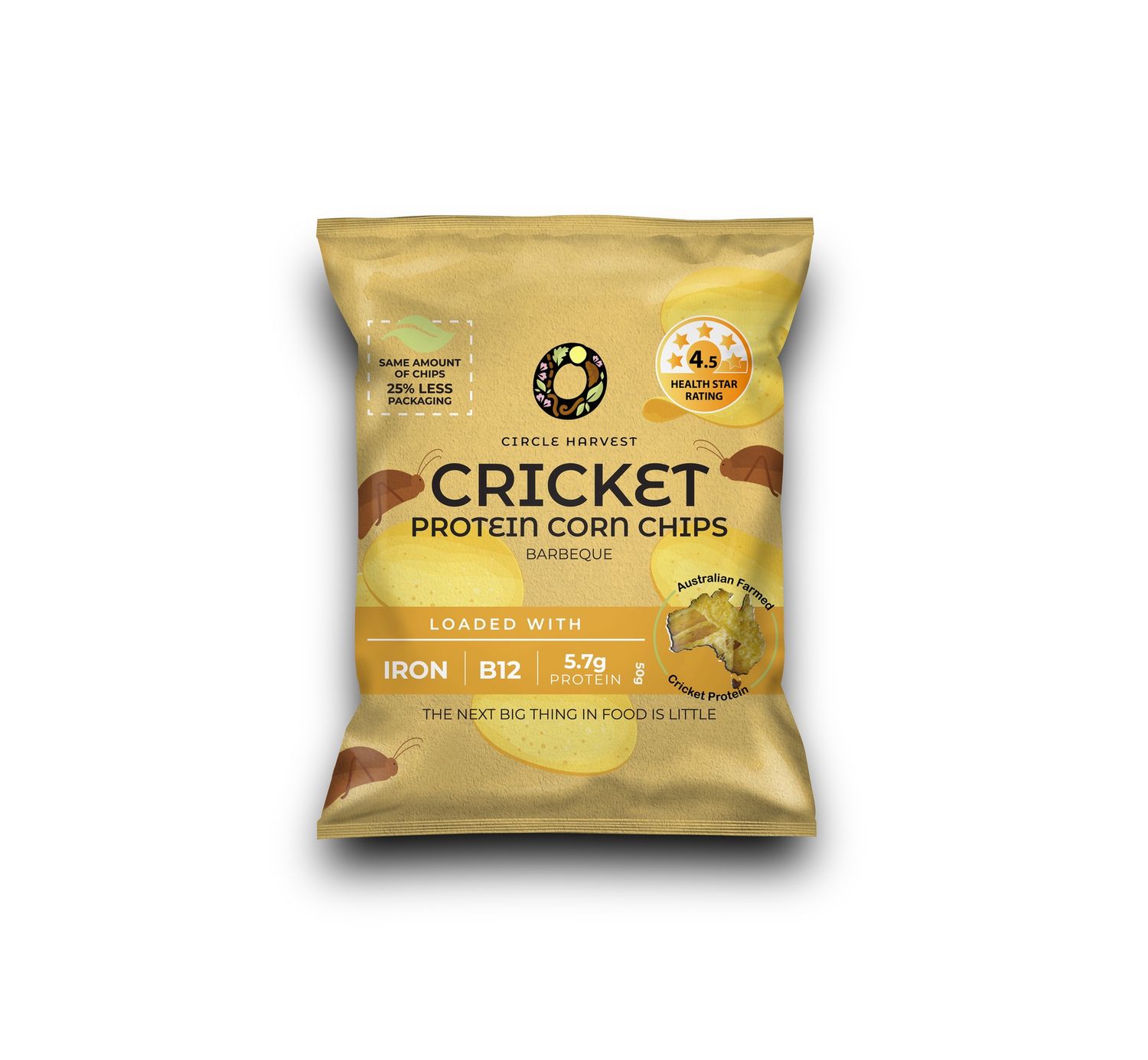 Cricket Protein Corn Chips 50g