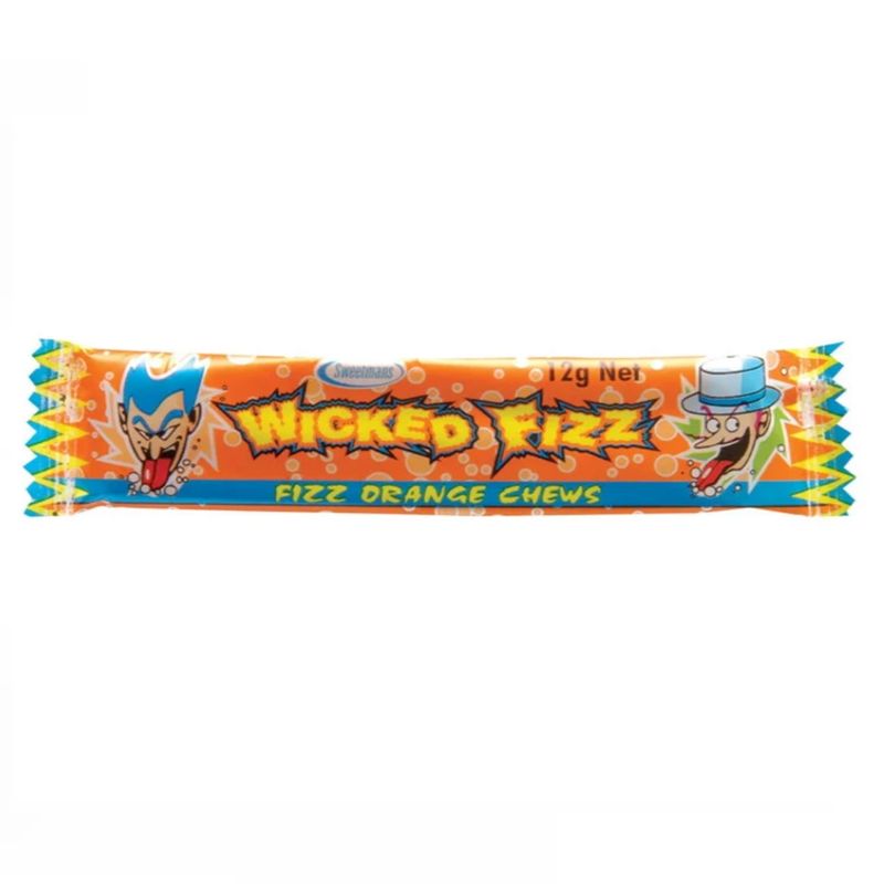 Wicked Fizz Chew Bar - Orange