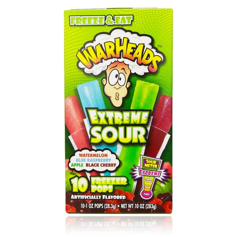 Warheads Freezer Pops 10 pack (283g)