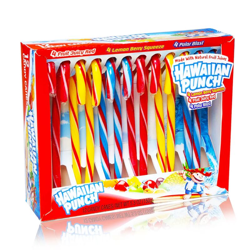 Hawaiian Punch Candy Canes 150g (12pc)