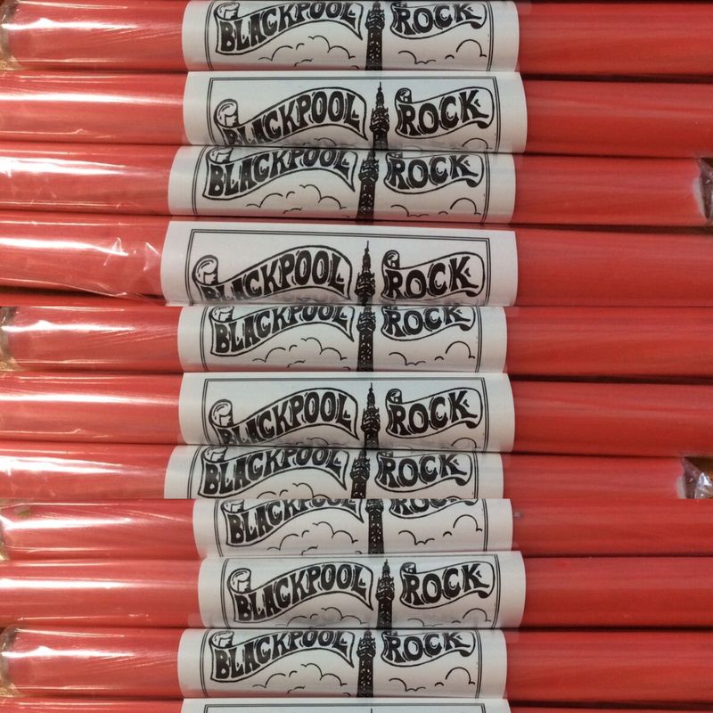 Blackpool Rock Peppermint stick (Pink )