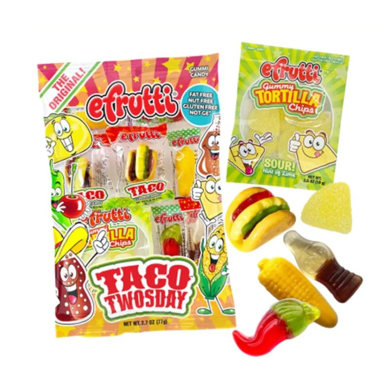 Efrutti Taco Twosday gummies 77g